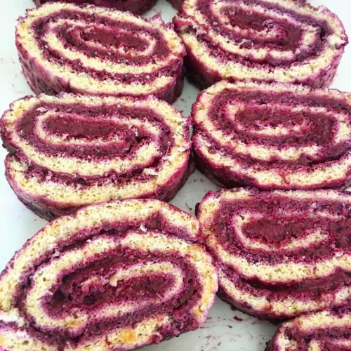 Roulé aux fruits rouges - Joy Richez - Coach holistique